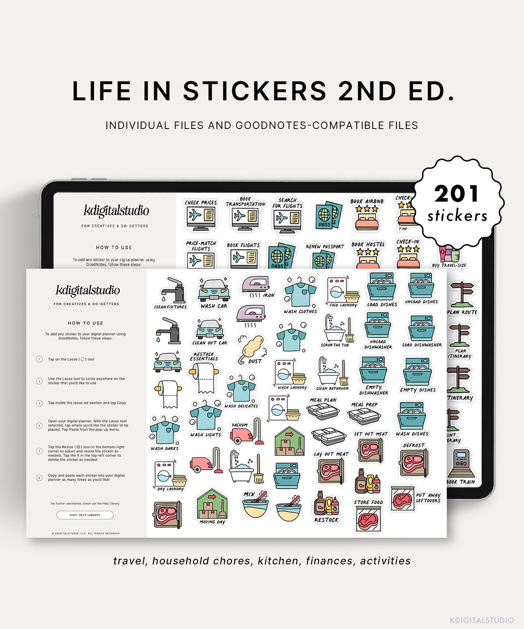 Life in Stickers 2nd edition – KDigitalStudio