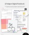 Cyberry Digital Notebook in Light Mode – KDigitalStudio