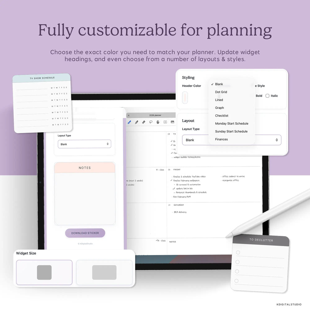 Interactive Widget Builder – KDigitalStudio